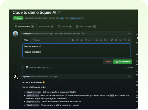 Squire AI - The new way to review code