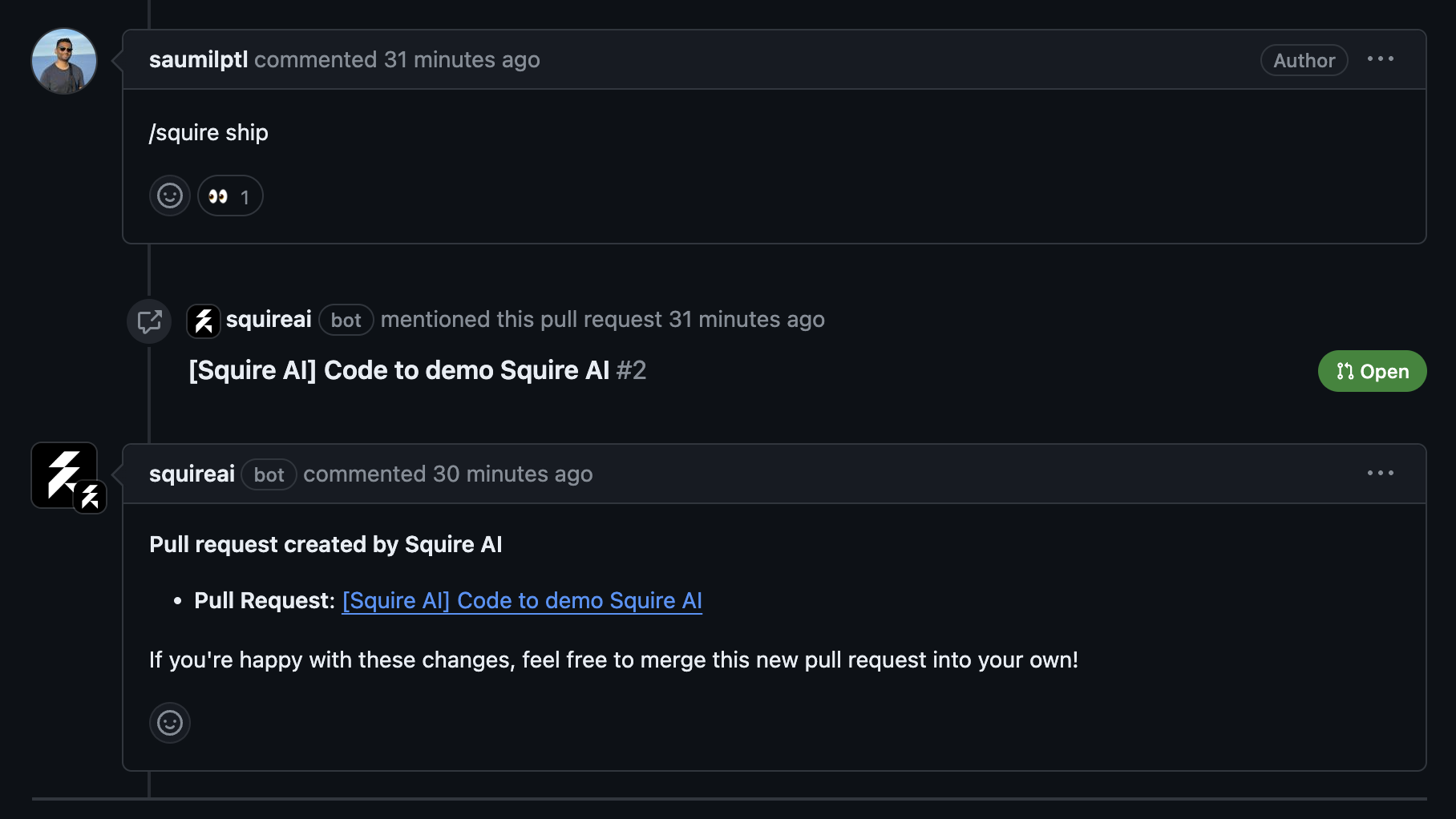 Squire AI - Never code alone